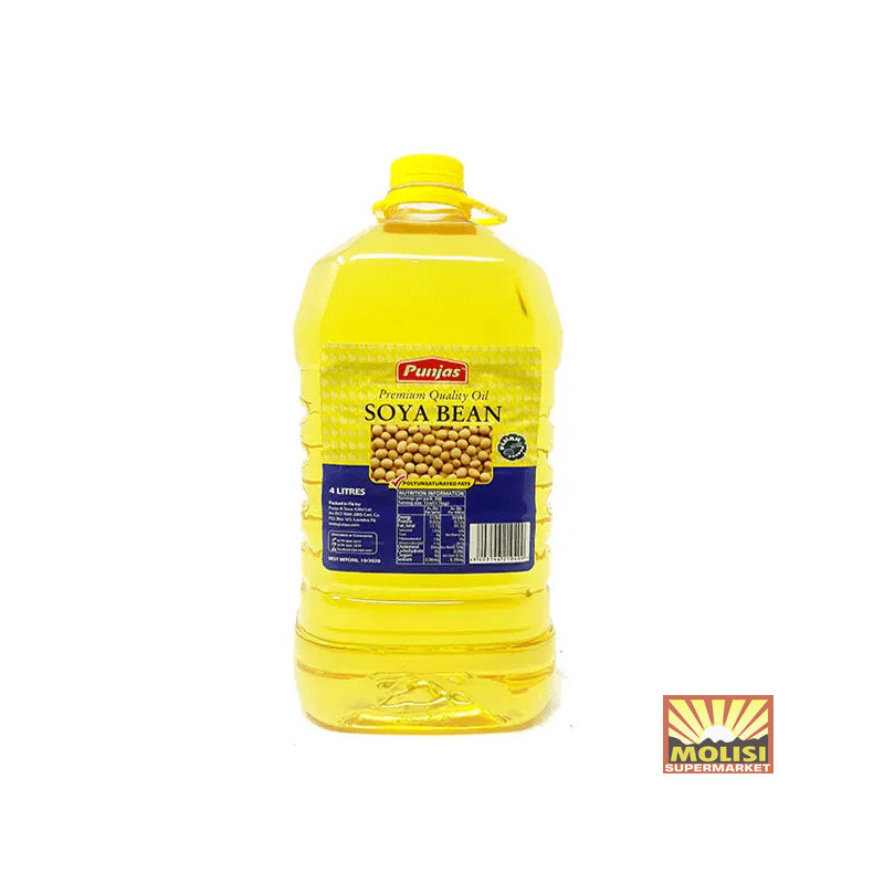 Punjas Premium Quality Soyabean Oil 4L - Molisi Supermarket Online Shop